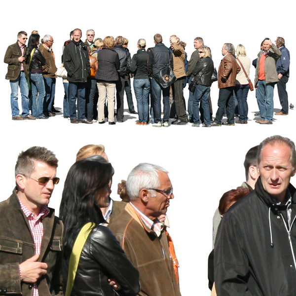 Texture Photoshop crowd collection people