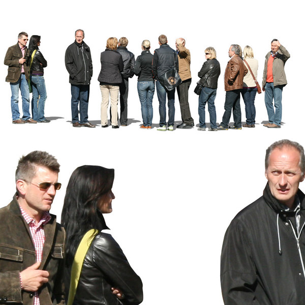 Texture Photoshop crowd collection people