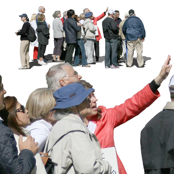 Texture Photoshop crowd collection people