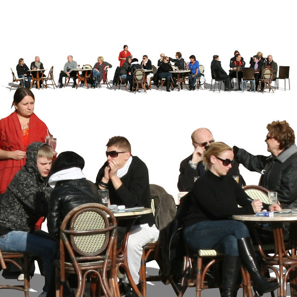 Texture Photoshop crowd collection people