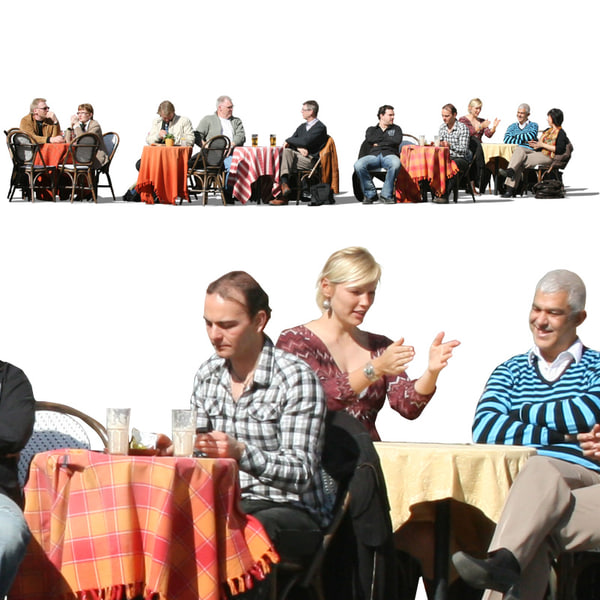 Texture Photoshop crowd collection people
