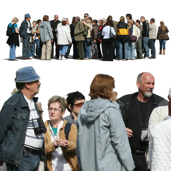 Texture Photoshop crowd collection people