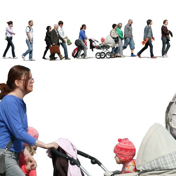 Texture Photoshop crowd collection people