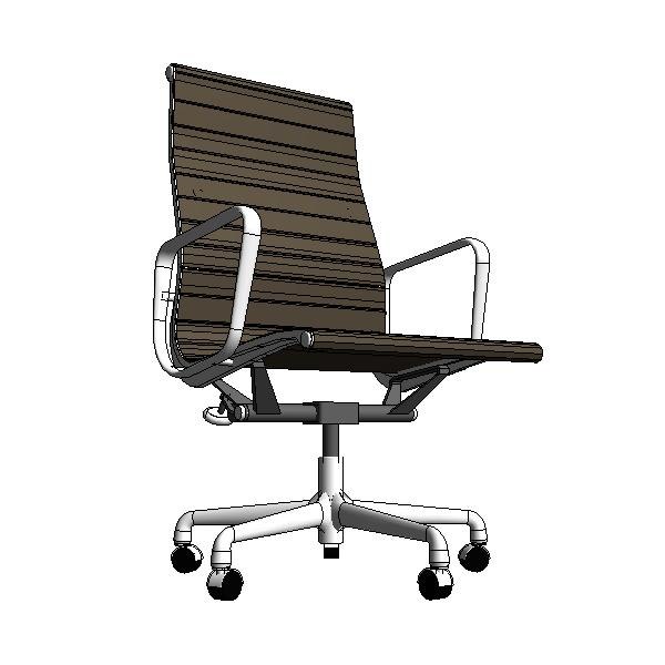 Building Revit Family chair aluminum Eames