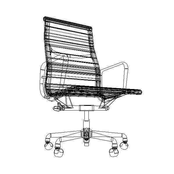 Building Revit Family chair aluminum Eames