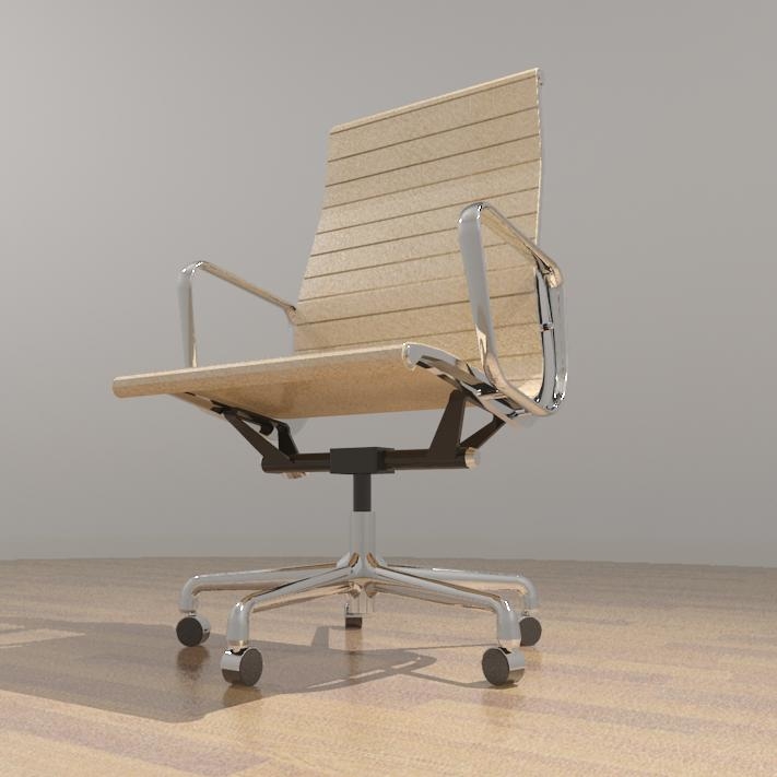 Building Revit Family chair aluminum Eames