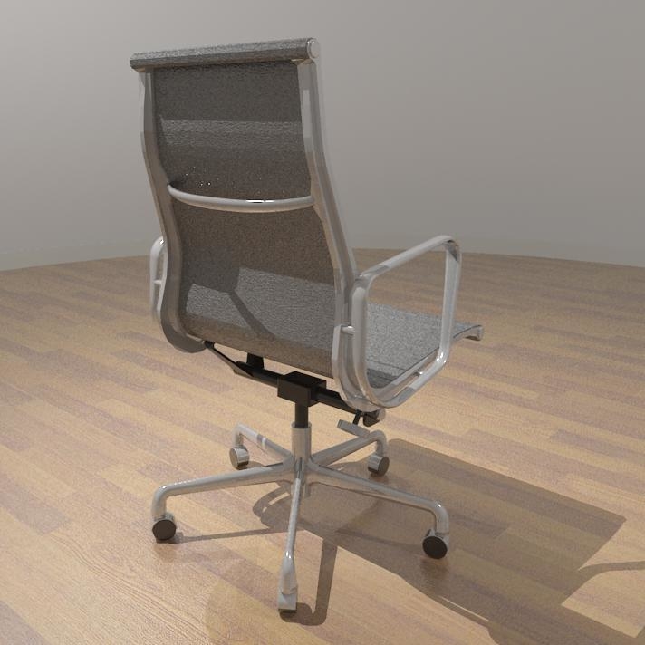 Building Revit Family chair aluminum Eames
