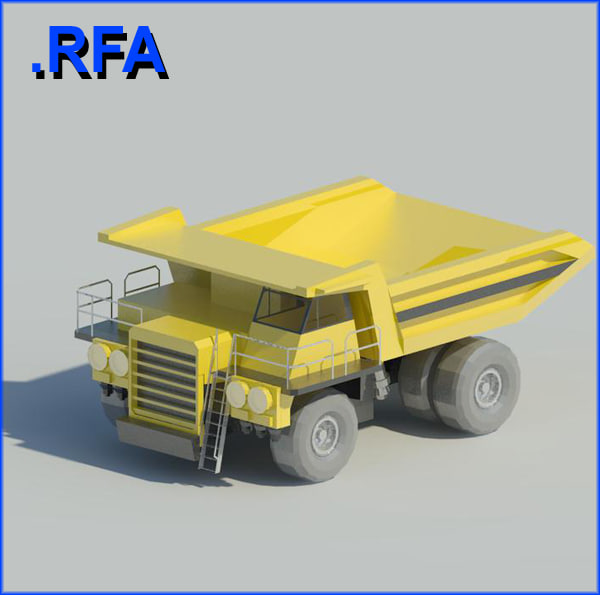 Building Revit Family revit highway truck