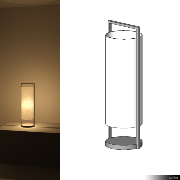 Building Revit Family Lamp Table Lighting