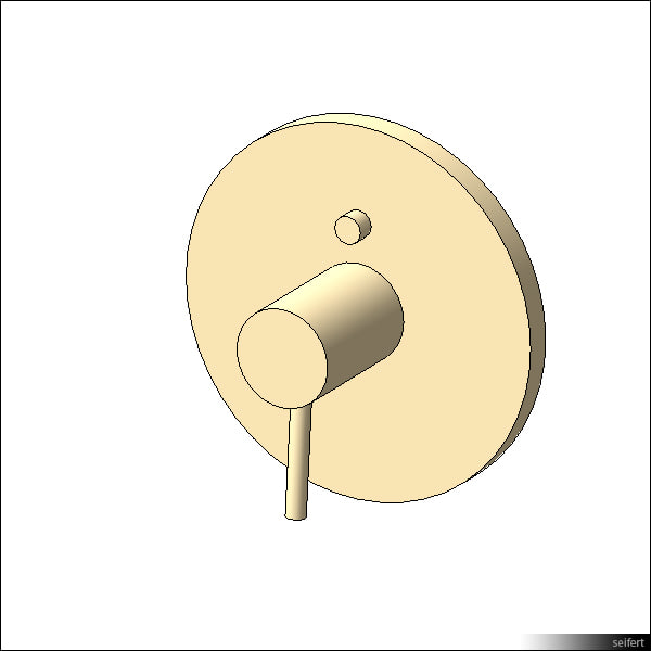 Building Revit Family Mixer Bath Faucet