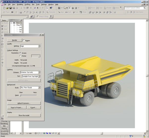 Building Revit Family revit highway truck