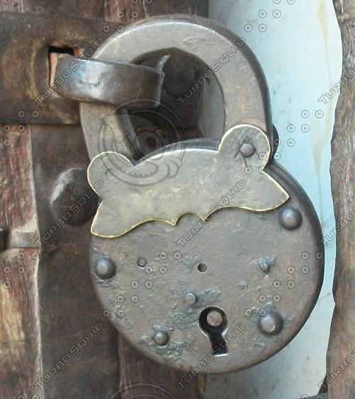 Texture JPEG Metal Lock Big