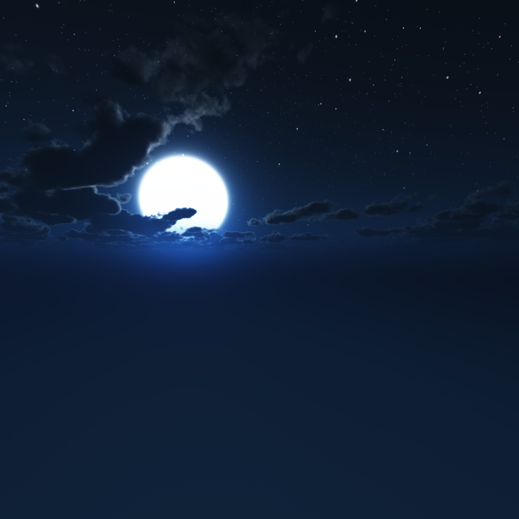 Texture PNG sky skybox night