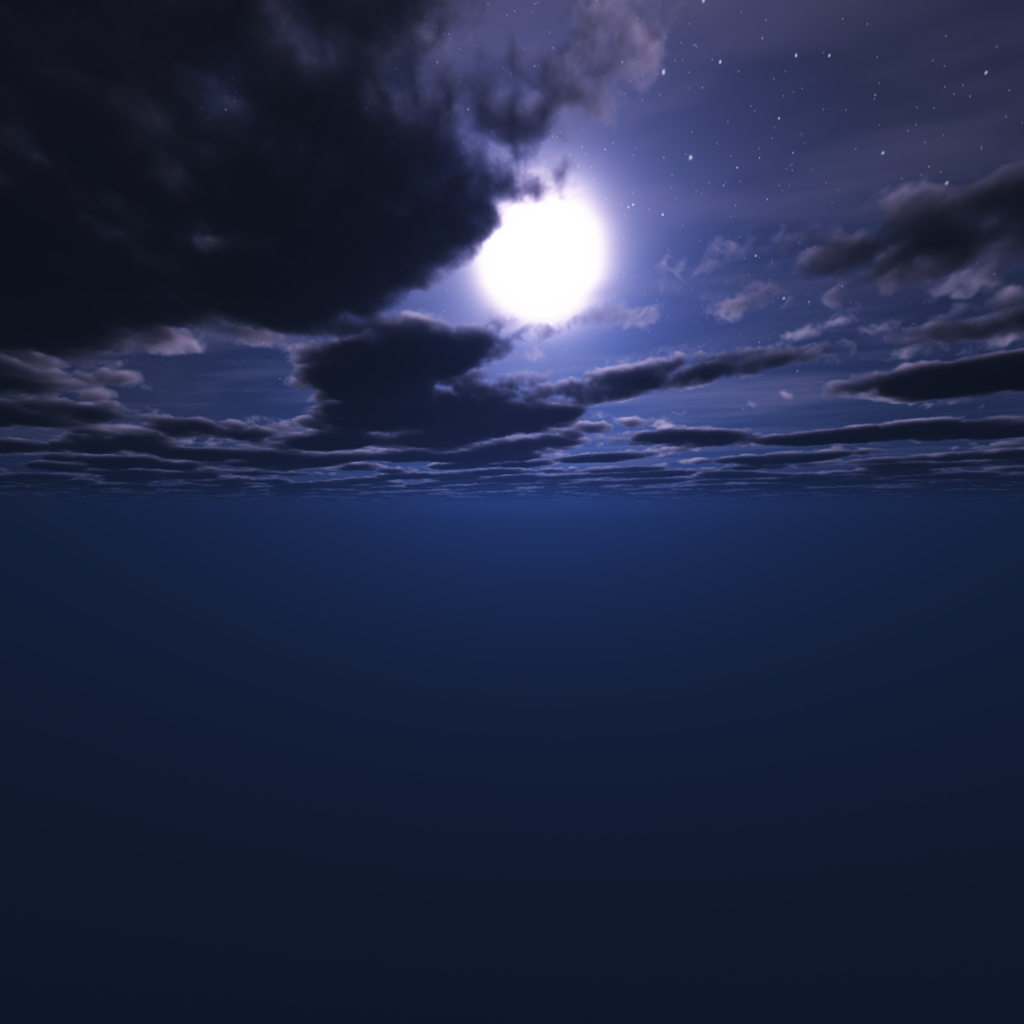 Texture PNG sky skybox night