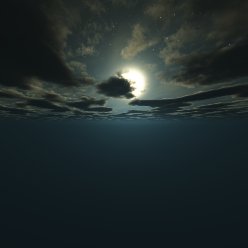 Texture PNG sky skybox night