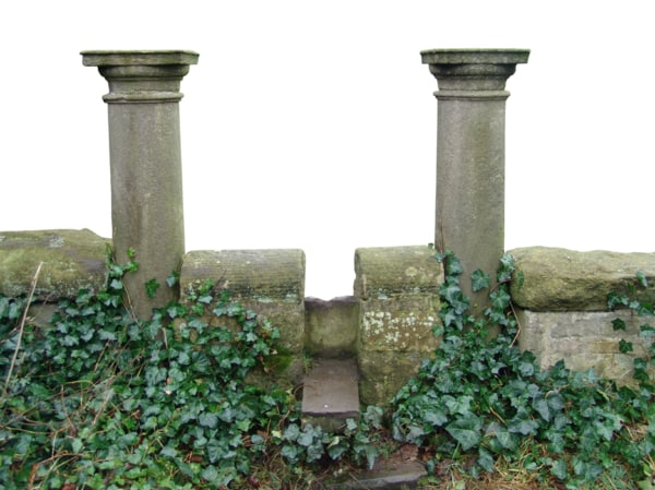 Texture PNG stone wall cemetery