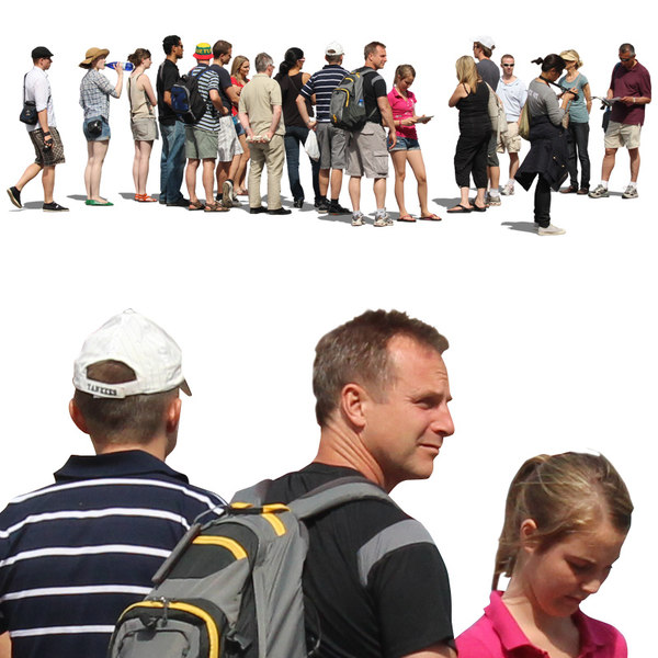 Texture Photoshop crowd collection people