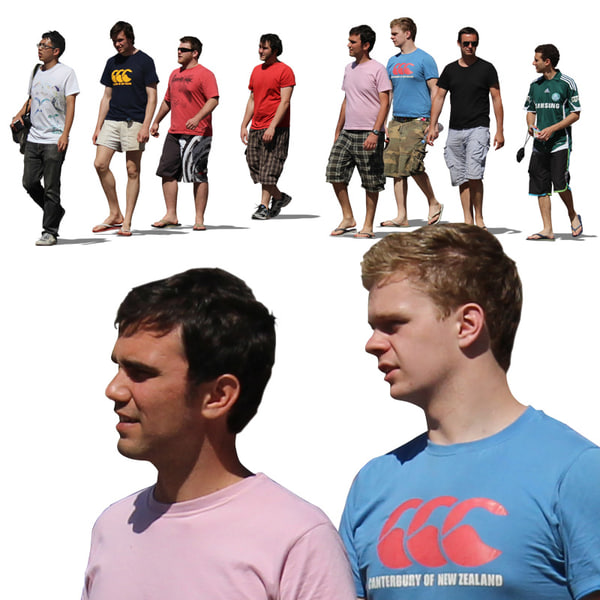 Texture Photoshop crowd collection people