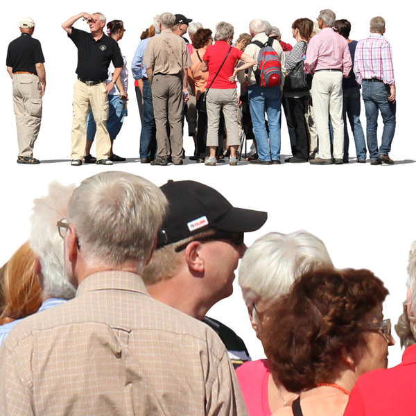 Texture Photoshop crowd collection people