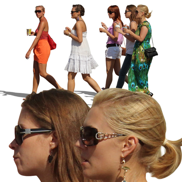 Texture Photoshop crowd collection people