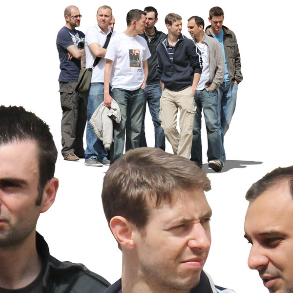 Texture Photoshop crowd collection people