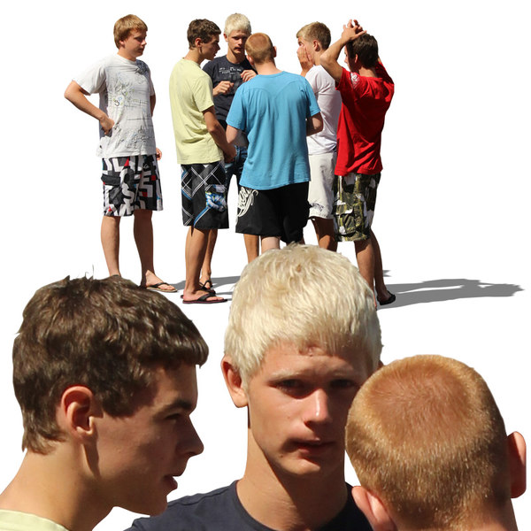 Texture Photoshop crowd collection people