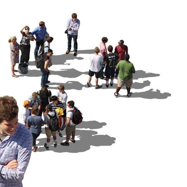 Texture Photoshop crowd collection people