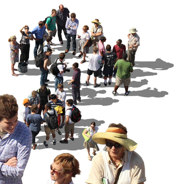 Texture Photoshop crowd collection people