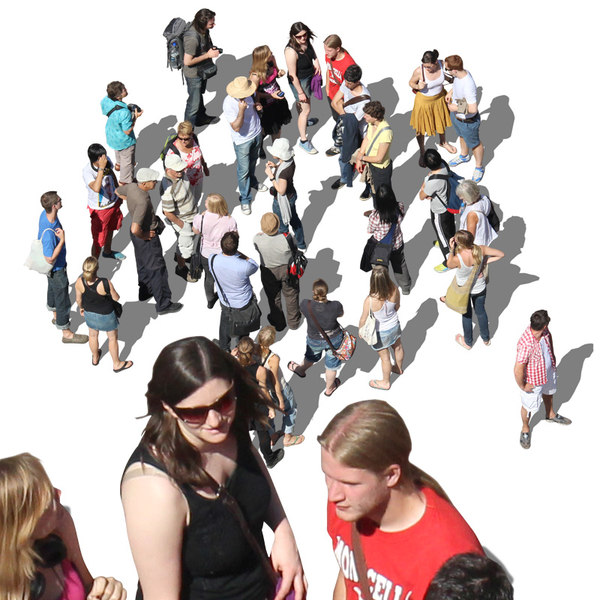 Texture Photoshop crowd collection people