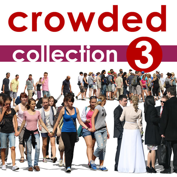 Texture Photoshop crowd collection people