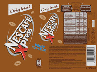 Texture JPEG nescafe xpress label
