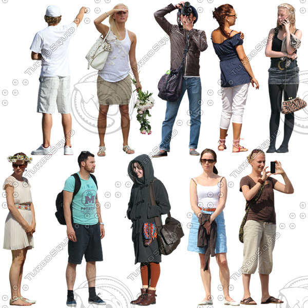 Texture Photoshop people standing person