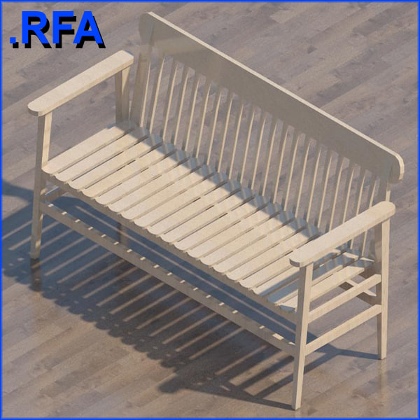 Building Revit Family booth dining banquette