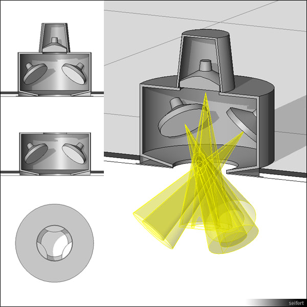 Building Revit Family Lamp Ceiling Recessed