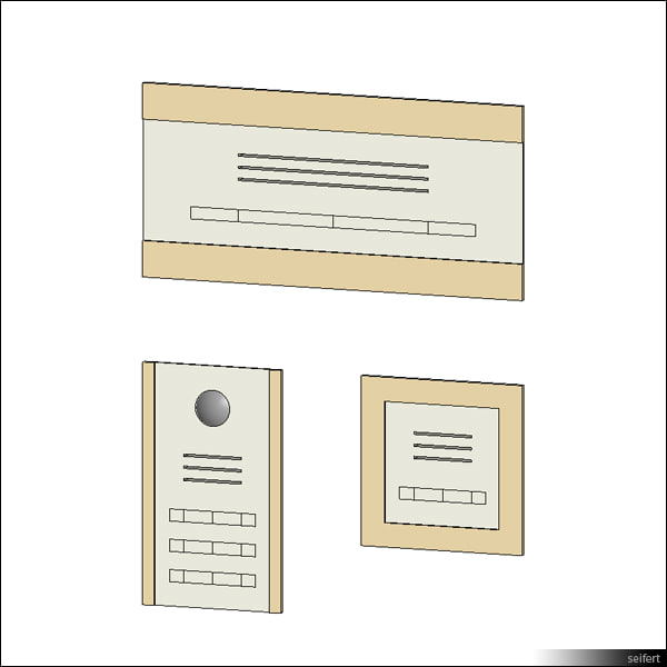 Building Revit Family entrance panel electronics