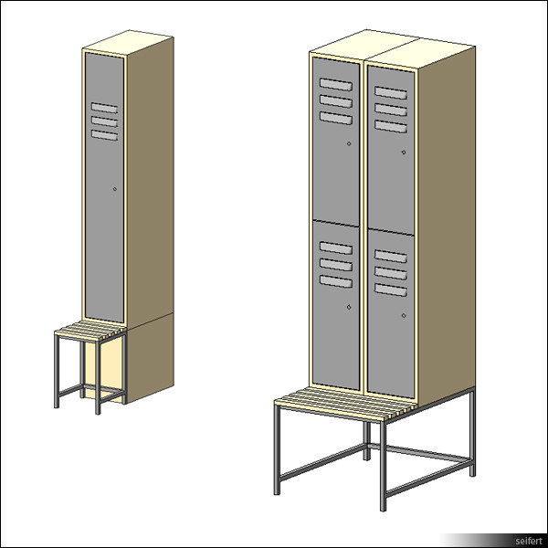 Building Revit Family Cabinet Locker Lock