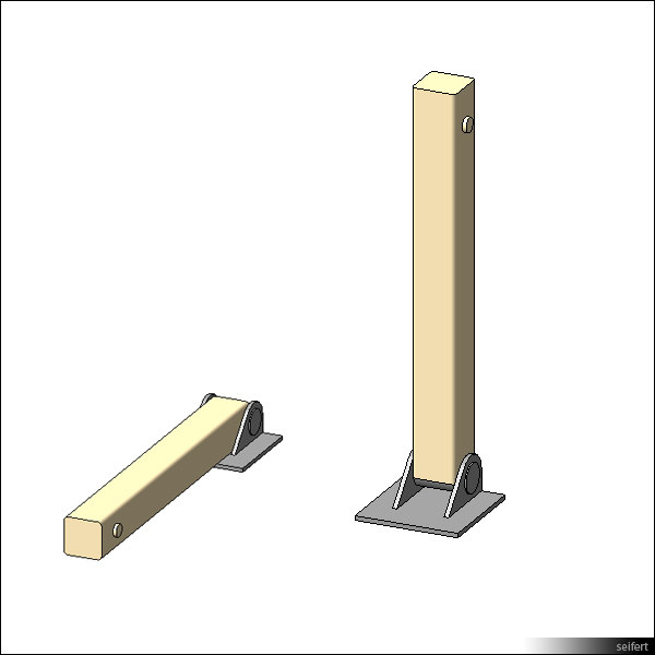 Building Revit Family parking post barrier