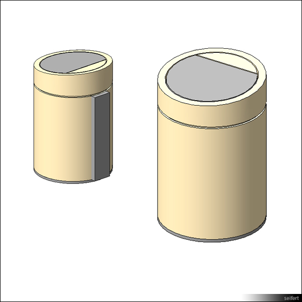 Building Revit Family Waste Bin Wall