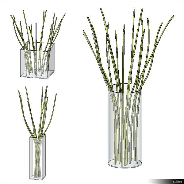 Building Revit Family vase deco plant