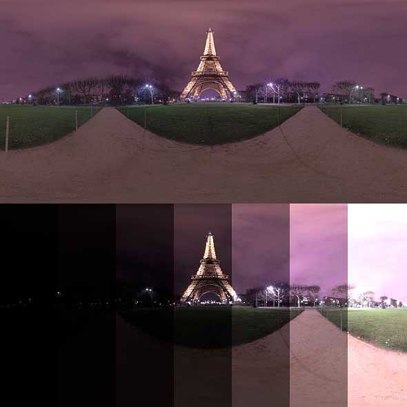 Texture paris hdri map
