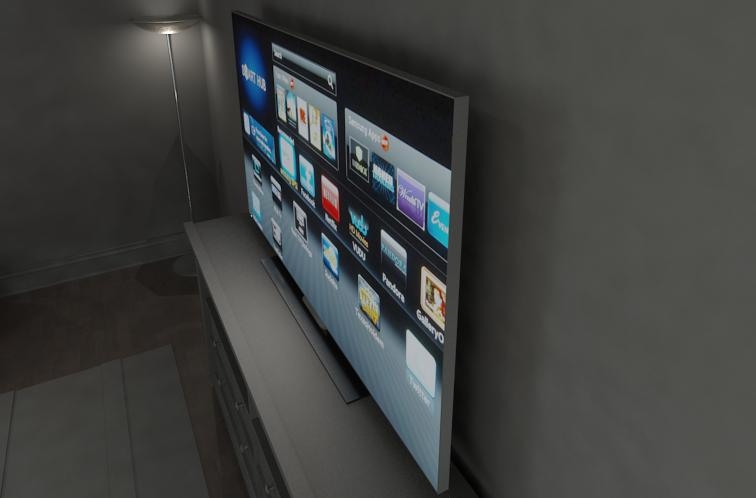 Building Revit Family tv flat screen