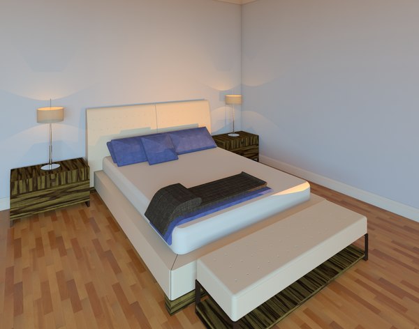 Building Revit Family bed queen bedroom
