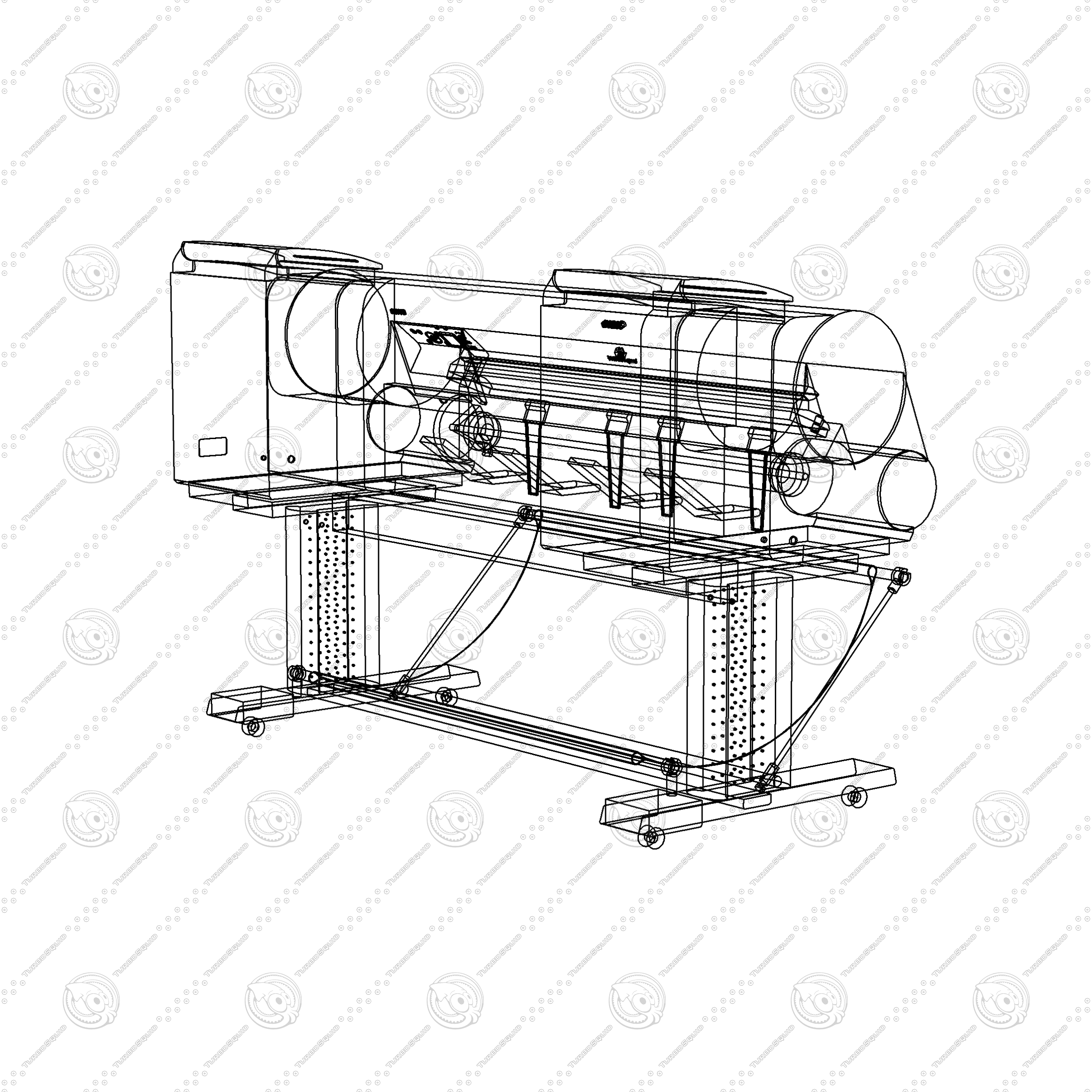Building Revit Family Plotter canon iPF8300