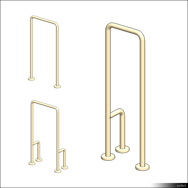 Building Revit Family handle hand bar