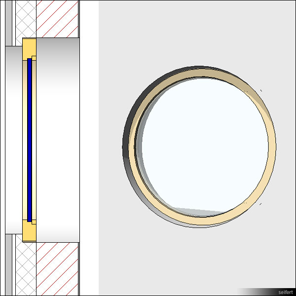 Building Revit Family window fix round