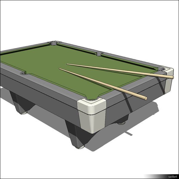 Building Revit Family billiard table billard