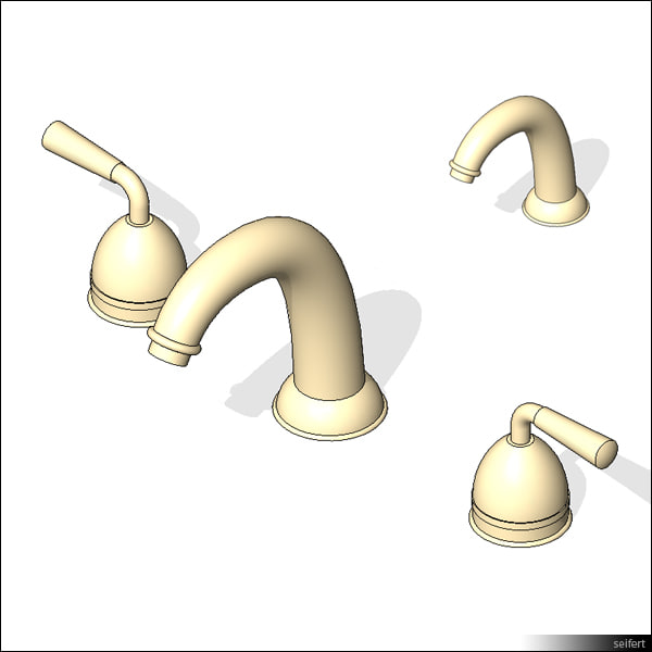 Building Revit Family faucet bath bathroom
