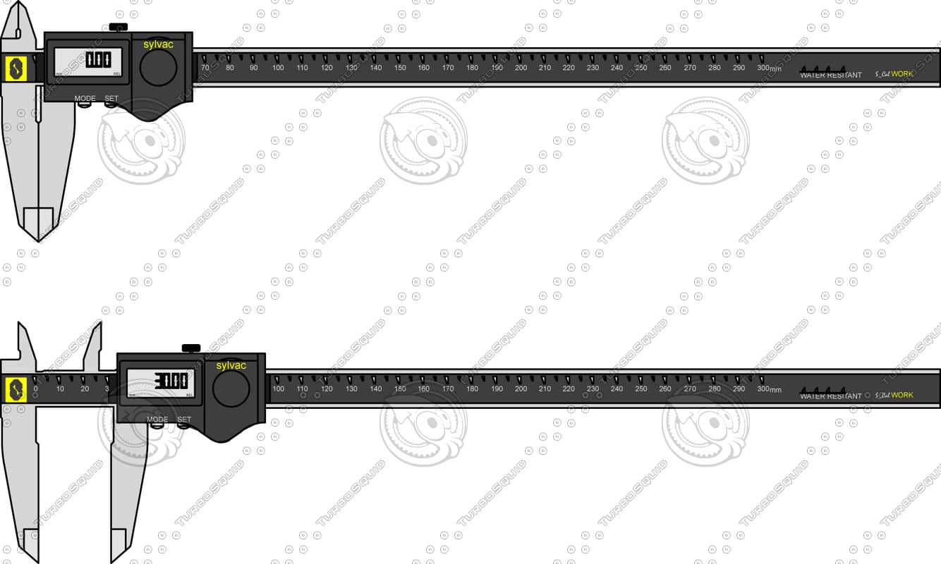 Shapes Adobe Illustrator digital caliper digit