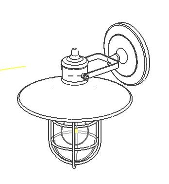 Building Revit Family sconce light lamp