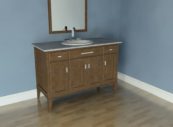 Building Revit Family vanity sink bathroom
